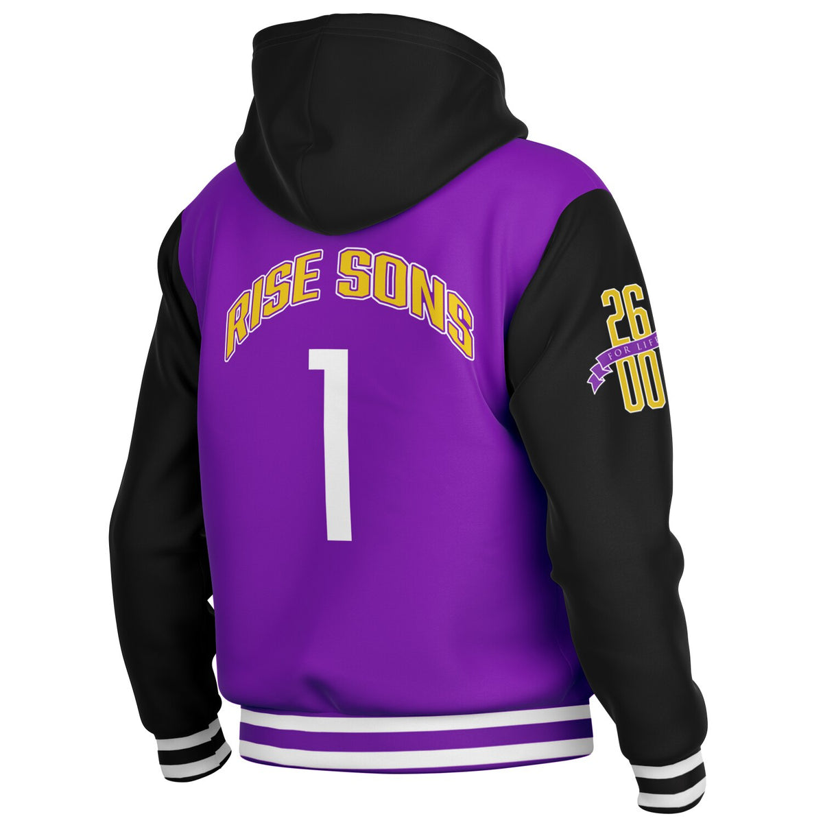 2600 - Hooded Baseball Jacket – 2600Nation